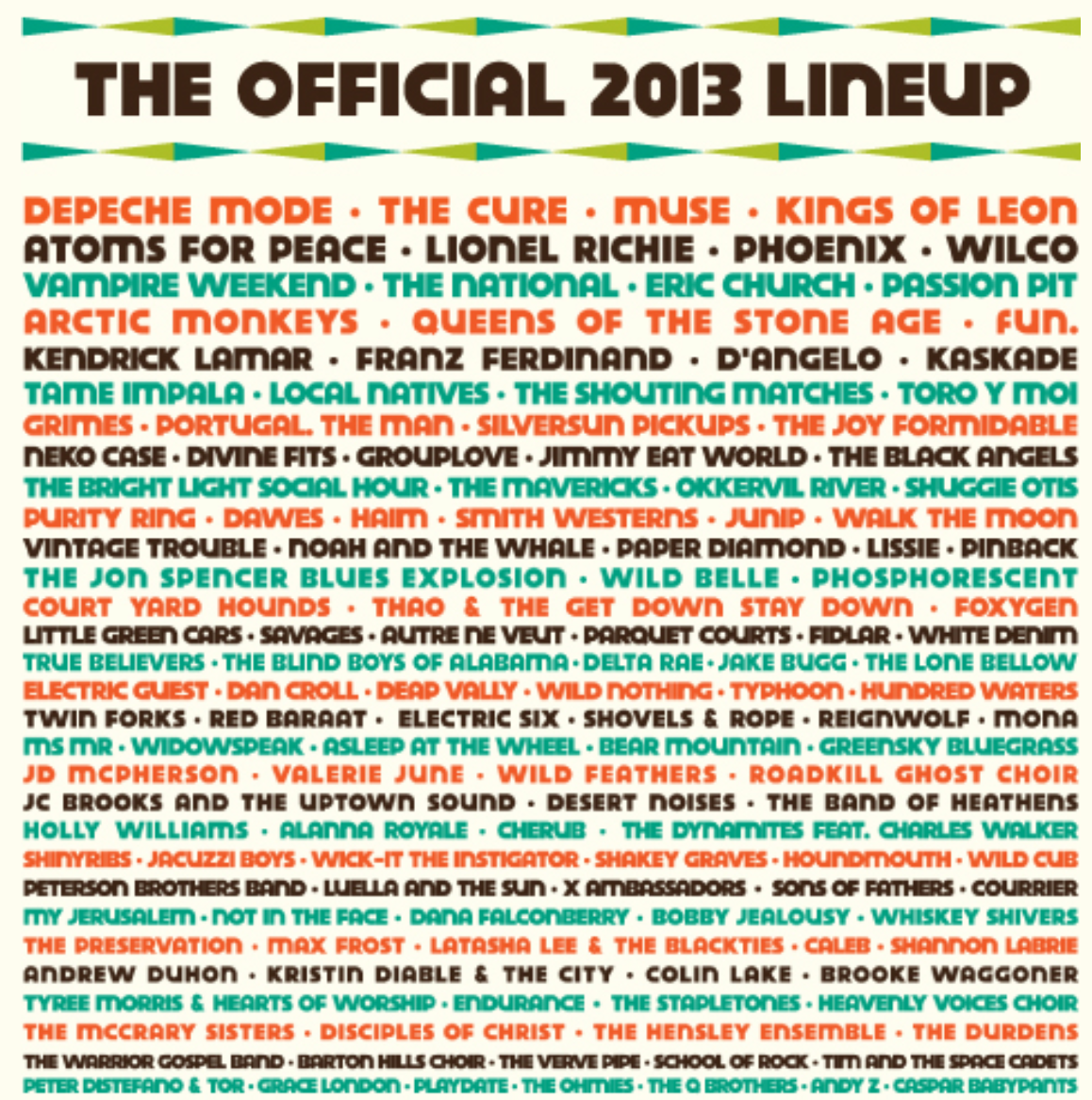 Austin City Limits Music Festival 2013 Preview Travel Hymns Austin City Limits Music Festival 2013 Preview Travel Hymns